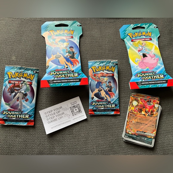 Pokemon | Toys | Pokemon Cards Lot Journey Together 22 Cards With Empty ...